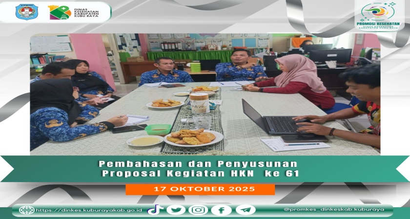 Pembahasan dan Penyusunan Proposal Kegiatan HKN ke 61 | DINAS KESEHATAN