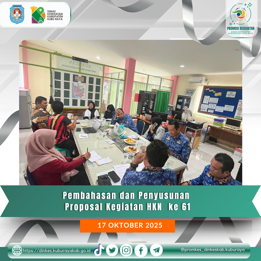 Pembahasan dan Penyusunan Proposal Kegiatan HKN ke 61 | DINAS KESEHATAN